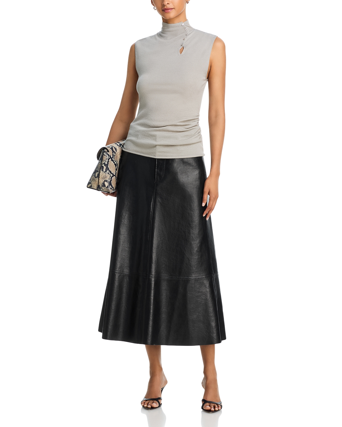 HELMUT LANG Helmut Lang Sleeveless Button Top